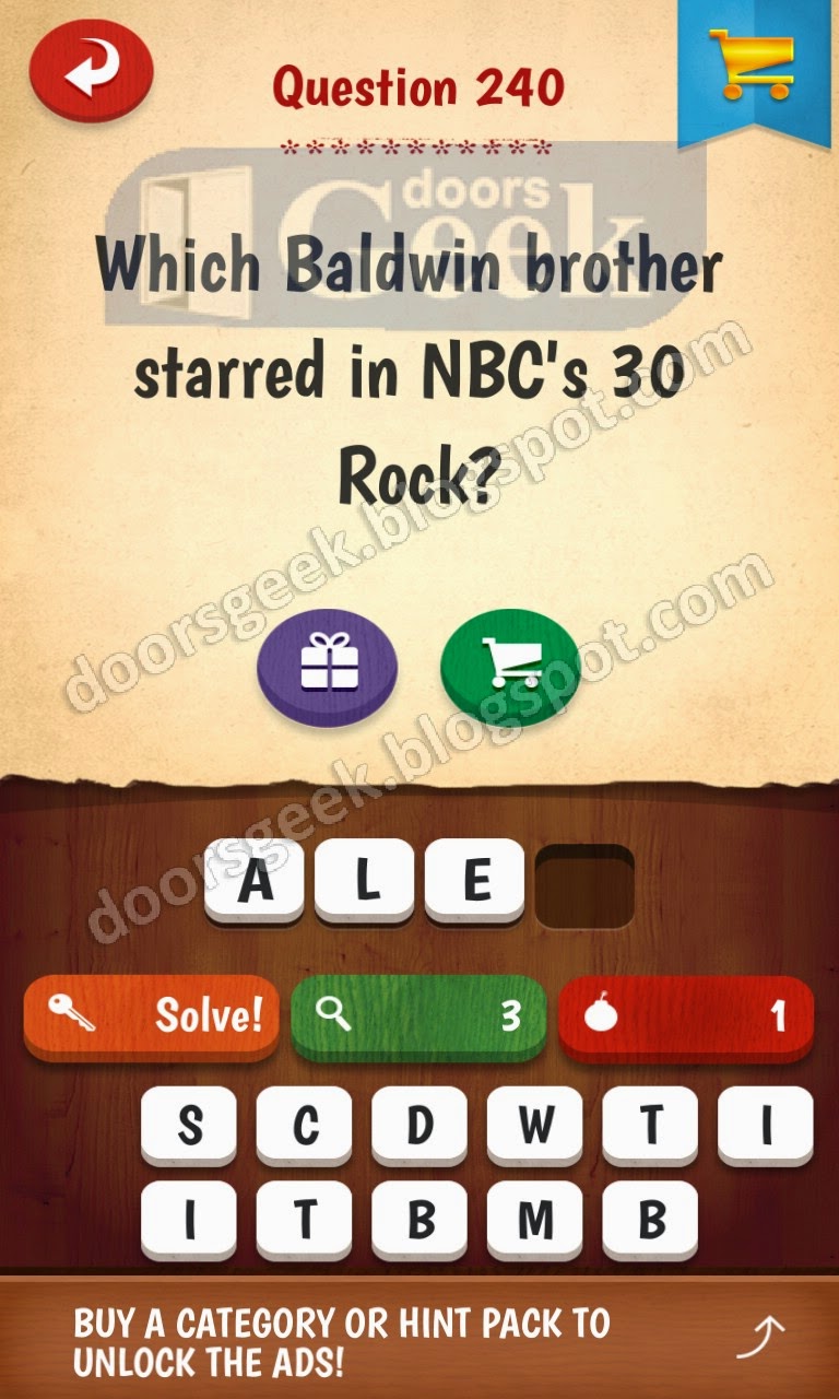 The American Quiz - Level 240 ~ Doors Geek