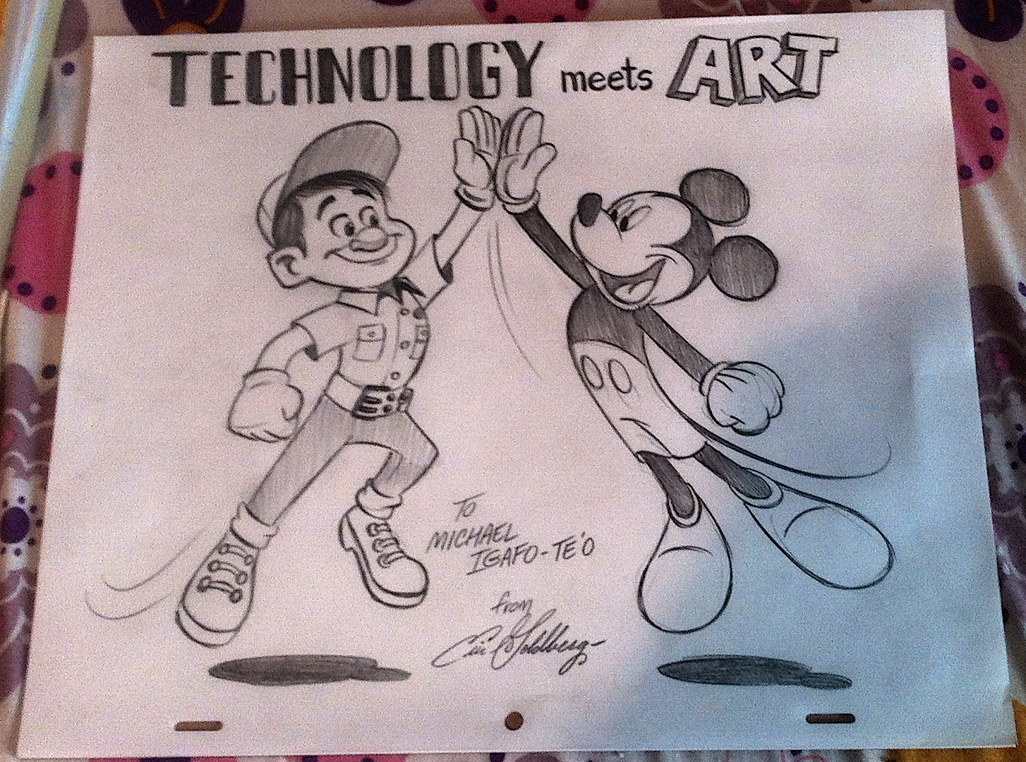 The BancyToon World of Michael Igafo-Te'o: My Gifted Drawings from Eric ...