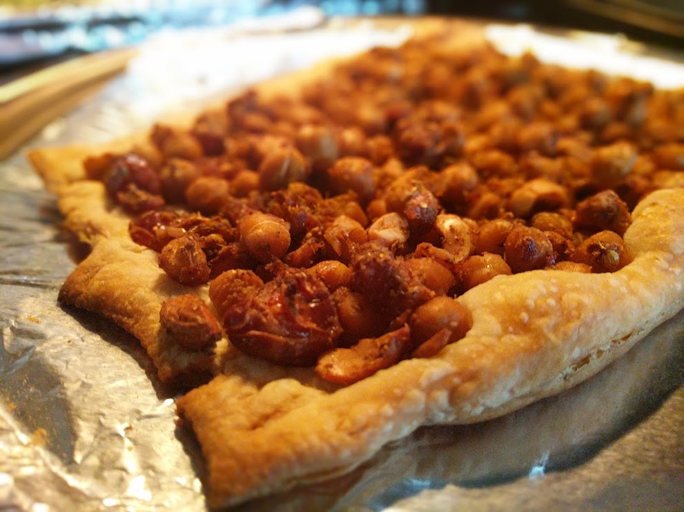 Green Tea or Jamboree: Chickpea pastry with Cashews and Dates