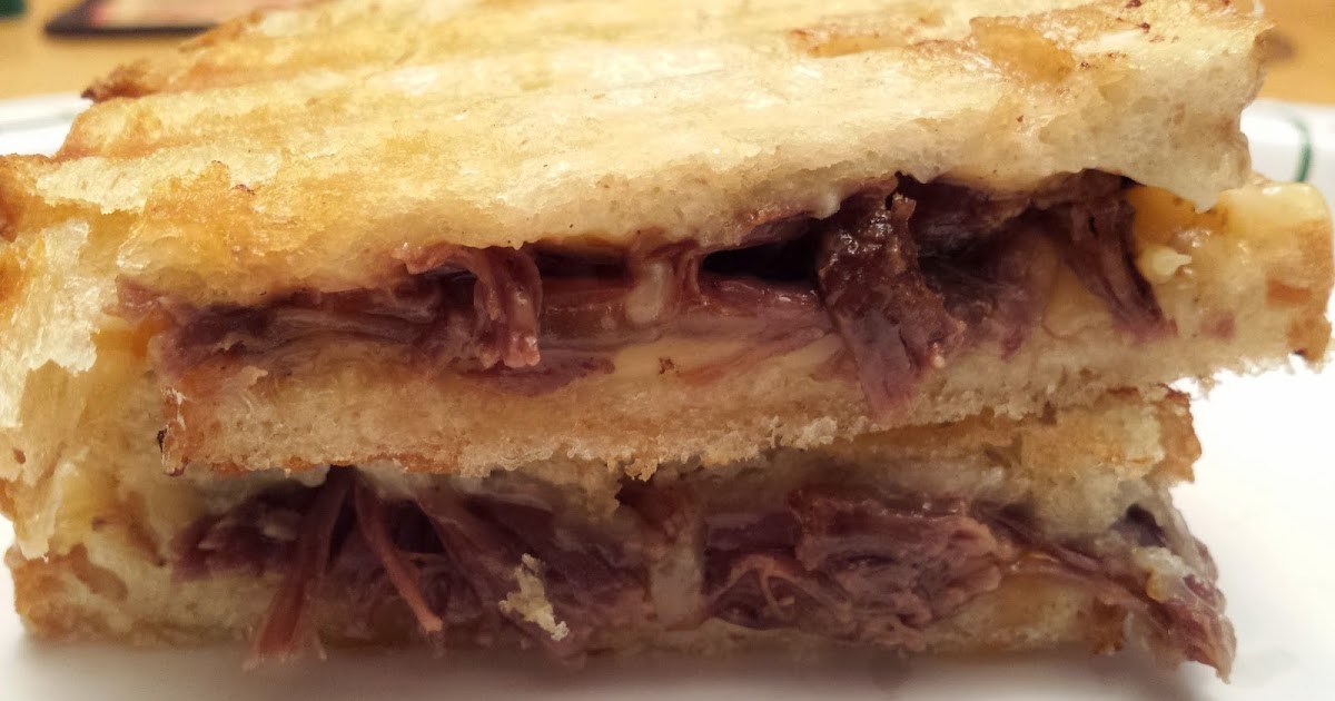 "So what are you making for dinner?": Short Rib Grilled Cheese