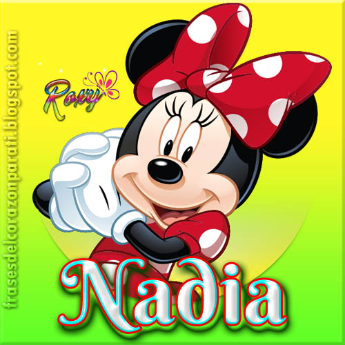 Frases para tu Corazón: Nombres de Mujer Minnie Mousse