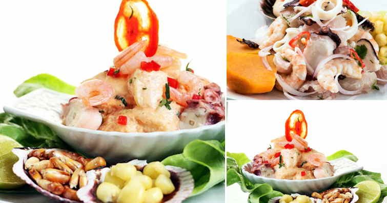Ceviche mixto peruano