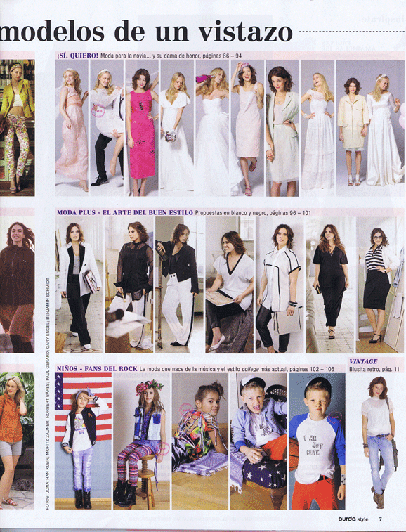 Burda moldes NOVIAS - Imagui