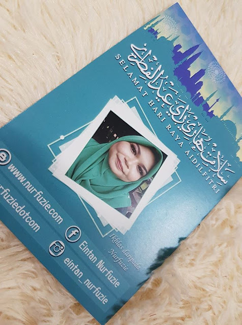 Koleksi Poskad Raya Animasi Pos Laju dan Kad Raya Eintan Nurfuzie 2017