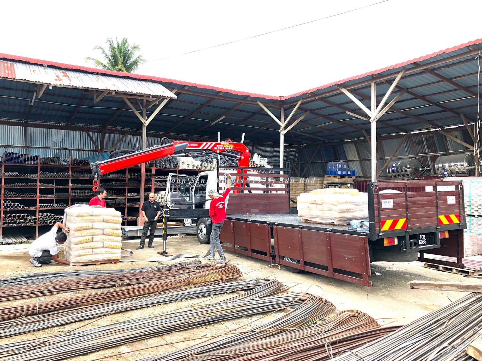 Handover Sany Palfinger SPK8500 Truck Mounted Crane to Purchaser