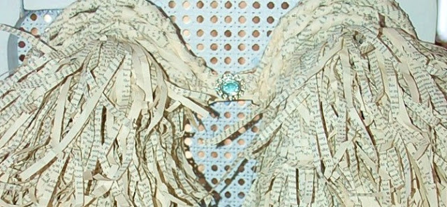 Cameo Cottage Designs: Shabby Tattered Paper Angel Wings or Organdy ...