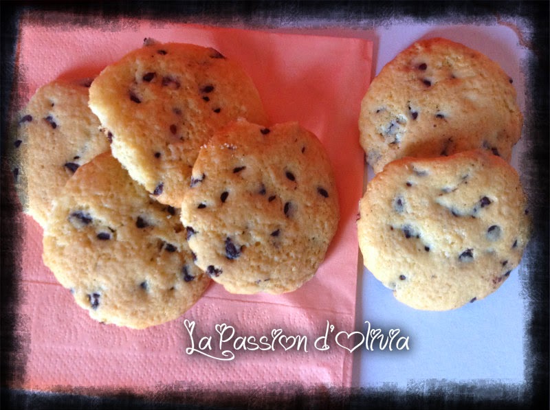 La Passion d'Olivia: Biscuits aux Pépites de Chocolat