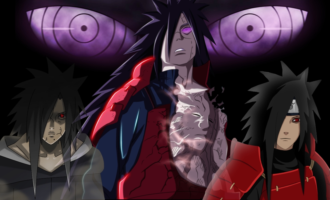 Uchiha Madara : With Rinnegan Eye - Naruto Shippuden