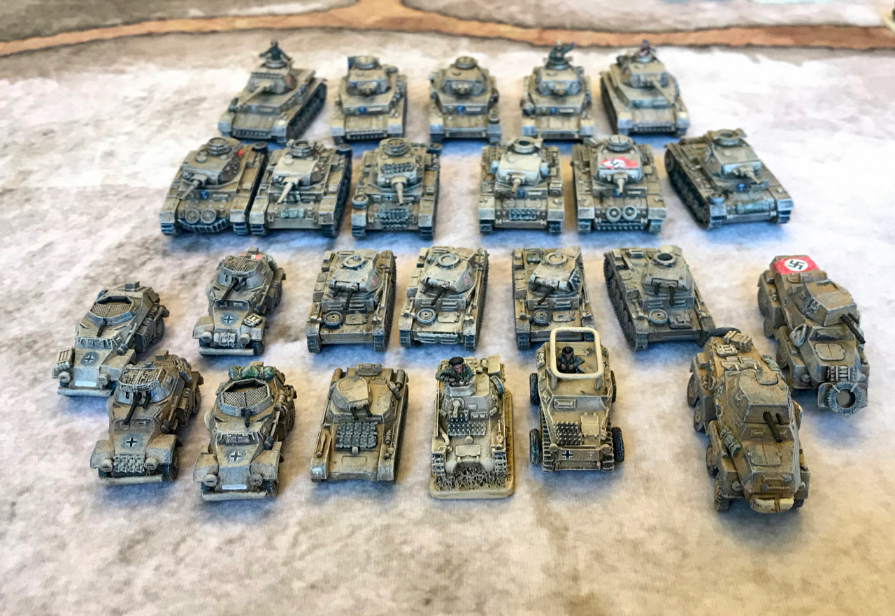 The Man Cave: DAK Army "completed"