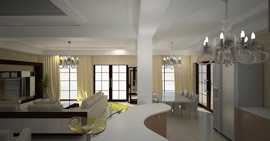 Poze design interior clasic modern - Articole amenajari interioare vile