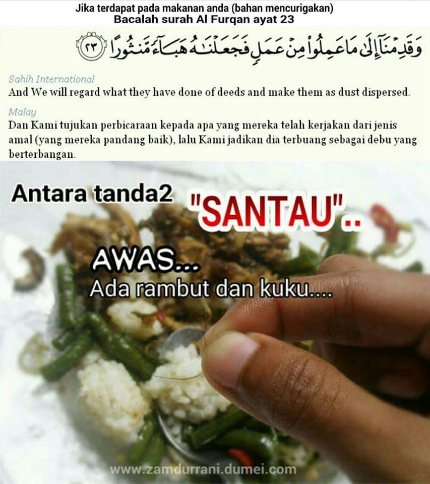 MrSuffie Studio: TANDA-TANDA SANTAU DAN CARA MENGELAK DARI SANTAU