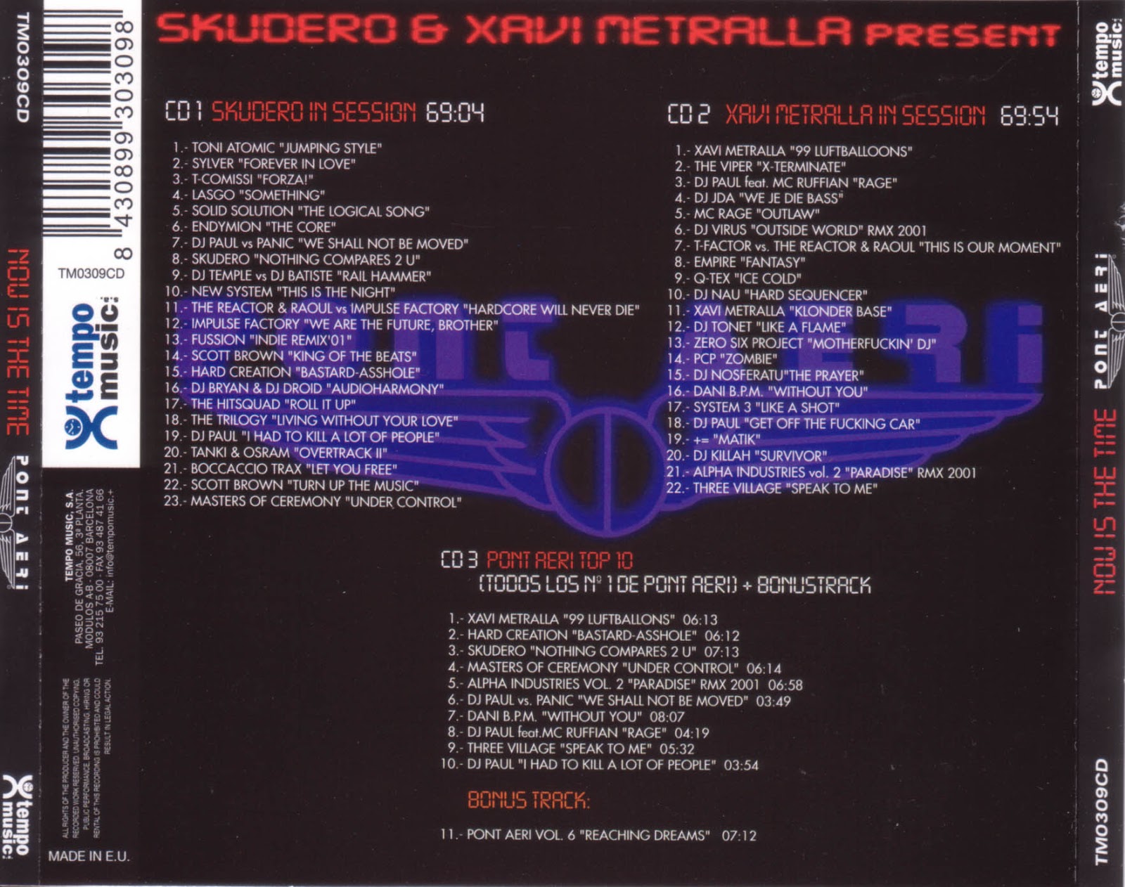 dance of the 90's: Pont Aeri -Now is the Time-