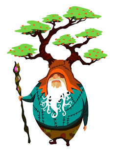 Zach Alexander Illustration: Elderly Fat Wizard