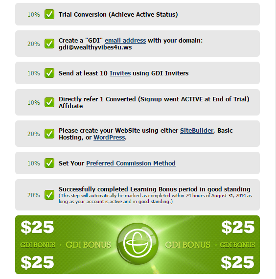 Discovering Your Power In GDI Team Elite!: Lesson 1 THE LEARNING BONUS