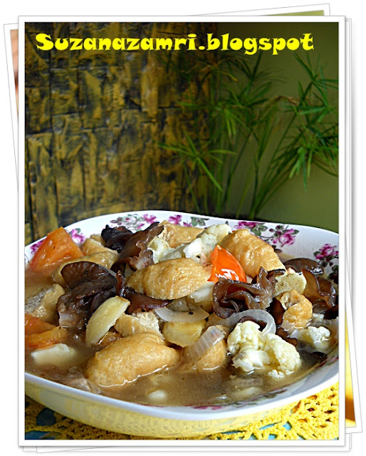 ..Cooking with soul.....: SAYUR CAMPUR CENDAWAN MERAH