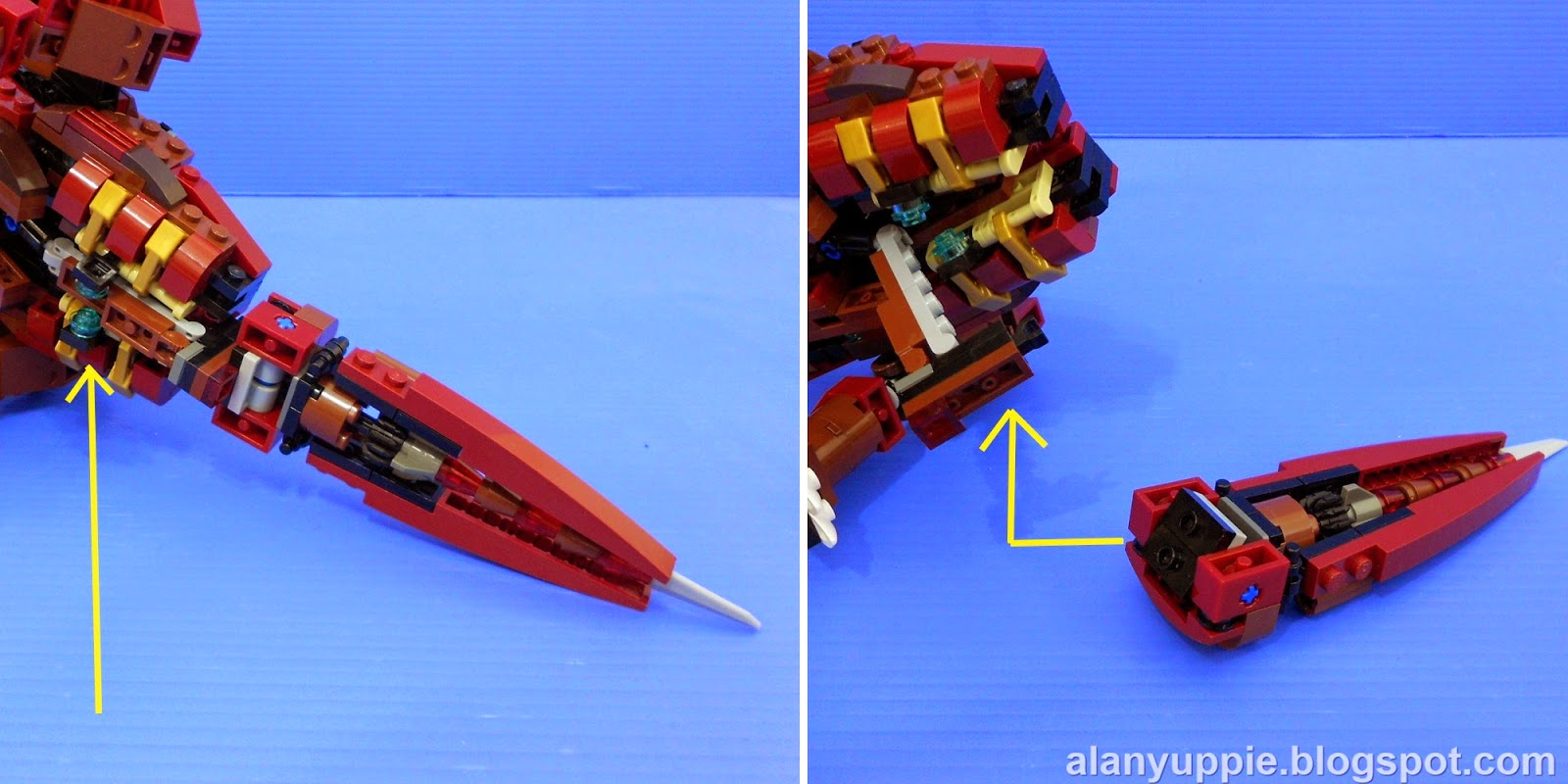 Alanyuppie's LEGO Transformers: LEGO Beast Wars Dinobot Part 2: Robot mode