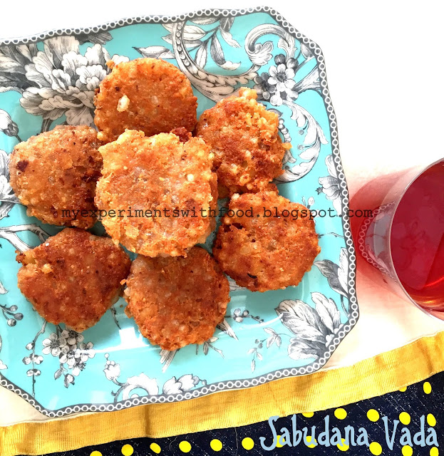 My Experiments With Food: Sabudana Vada/ Crispy Sago (Tapioca Pearls ...