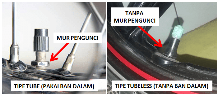 Cara membedakan ban tubeless dengan ban tube - OMBRO