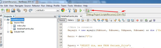 Configurar debugger PHP con NetBeans y XAMPP