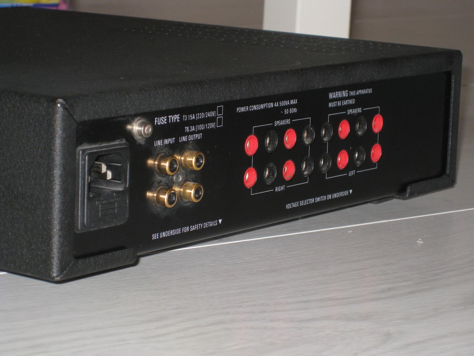 Infrequent Sound [sex.tex] technology: Linn LK100 Power Amp, 1996, made ...