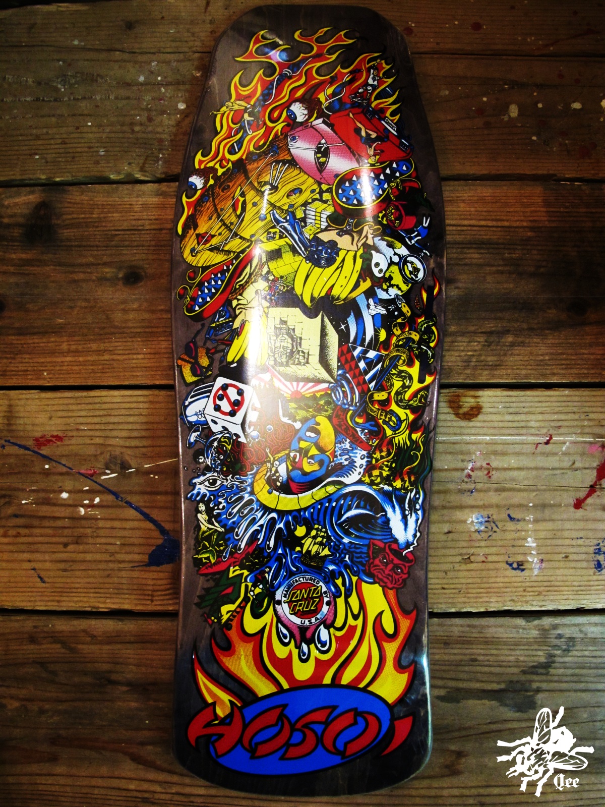 【QEE BLOG】: 1988 HOSOI COLLAGE SKATEBOARD (REISSUE)
