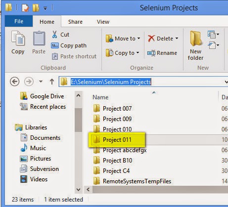 Selenium-By-Arun: 163. Deleting the Java Project from Eclipse IDE Workspace path