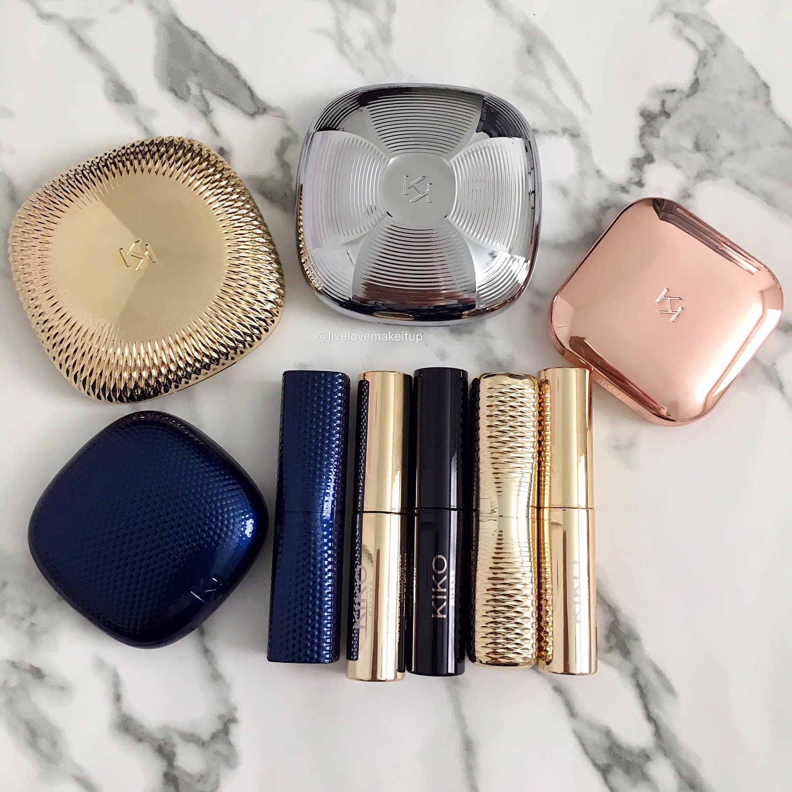 How To Glow: My collection of Kiko Milano makeup products: swatches and ...