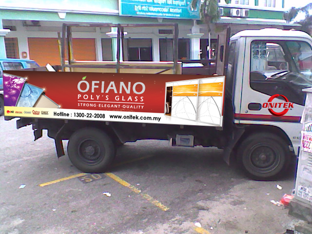 LVC Design Work: Lorry Advertisement