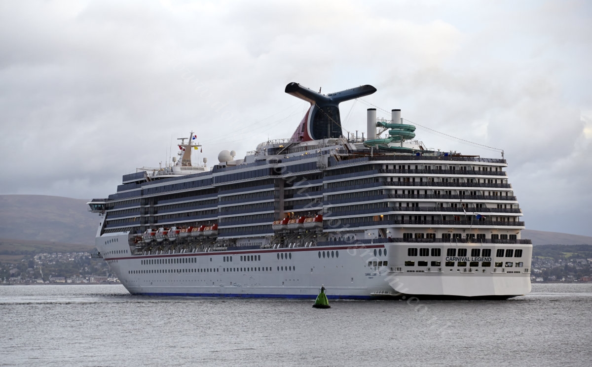 Dougie Coull Photography: Carnival Legend Cruise Ship at Greenock