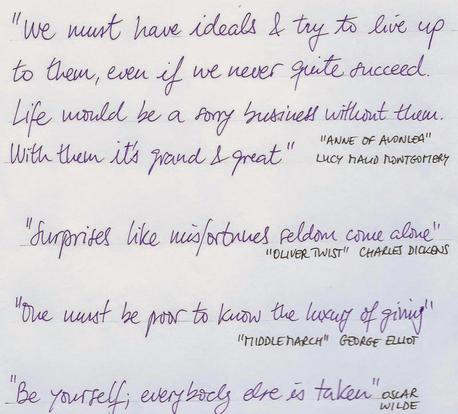 Click on: HANDWRITTEN QUOTES