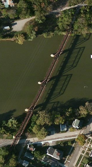 Industrial History: Napoleon, Defiance & Western/MAW/Wabash Bridge over ...