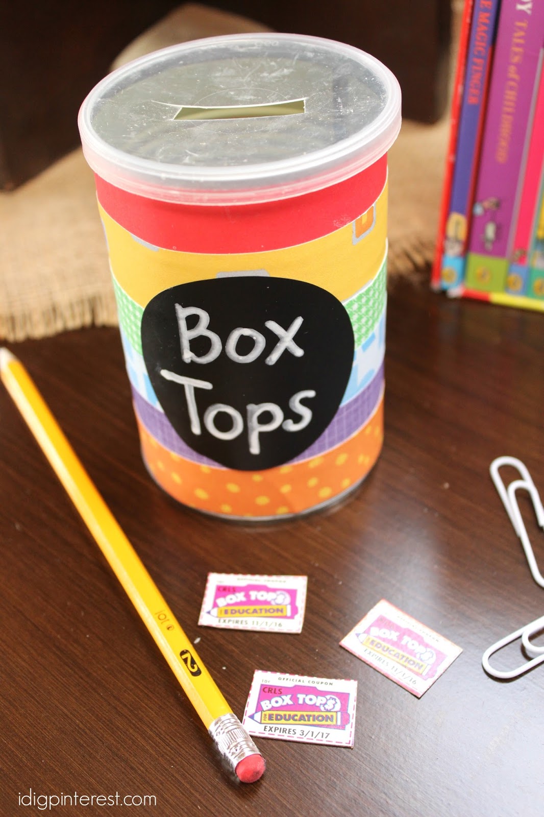 DIY Box Tops Storage Container - I Dig Pinterest