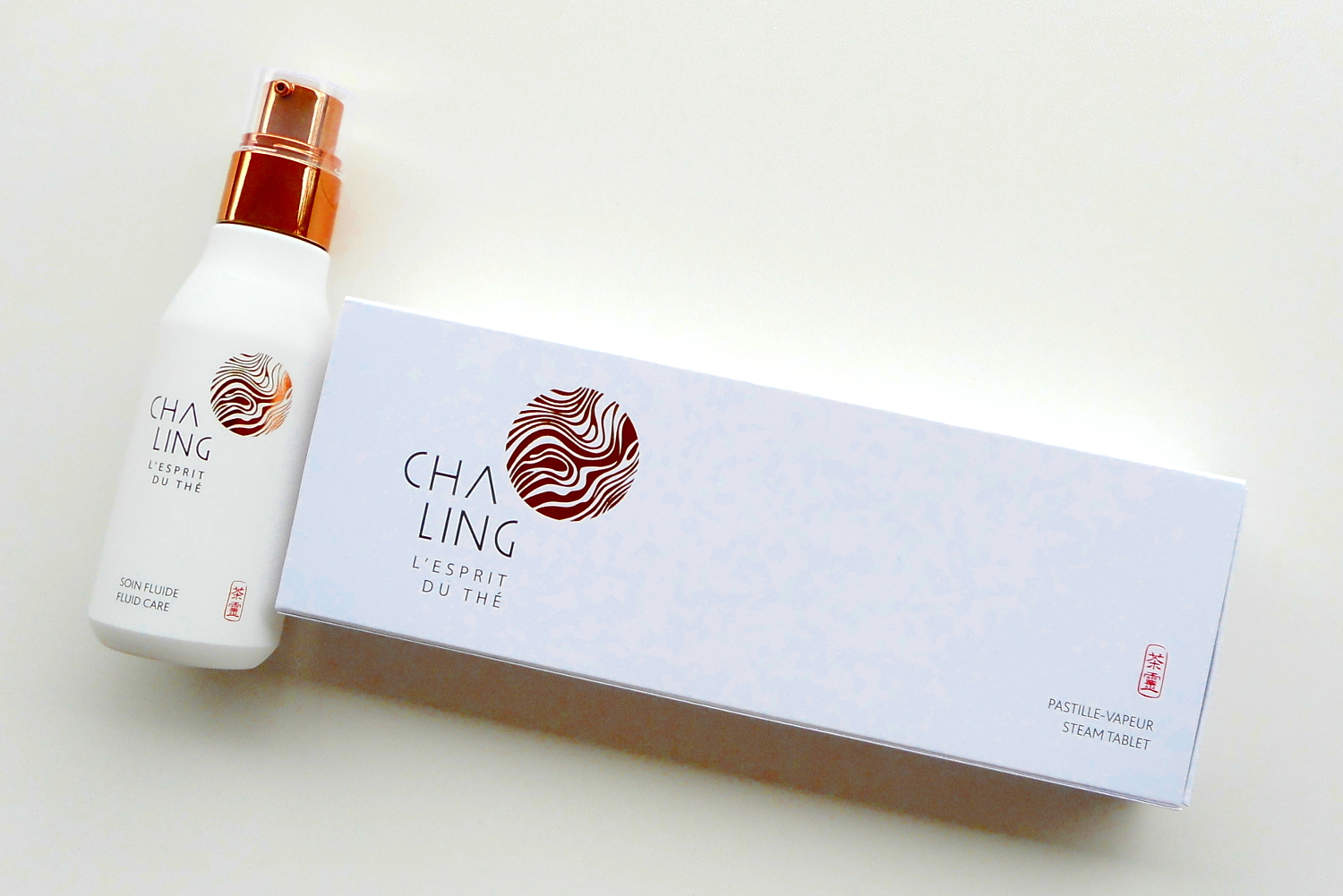 CHA LING Soin Fluide Hydratant et Pastilles Vapeur Purifiantes (Green ...