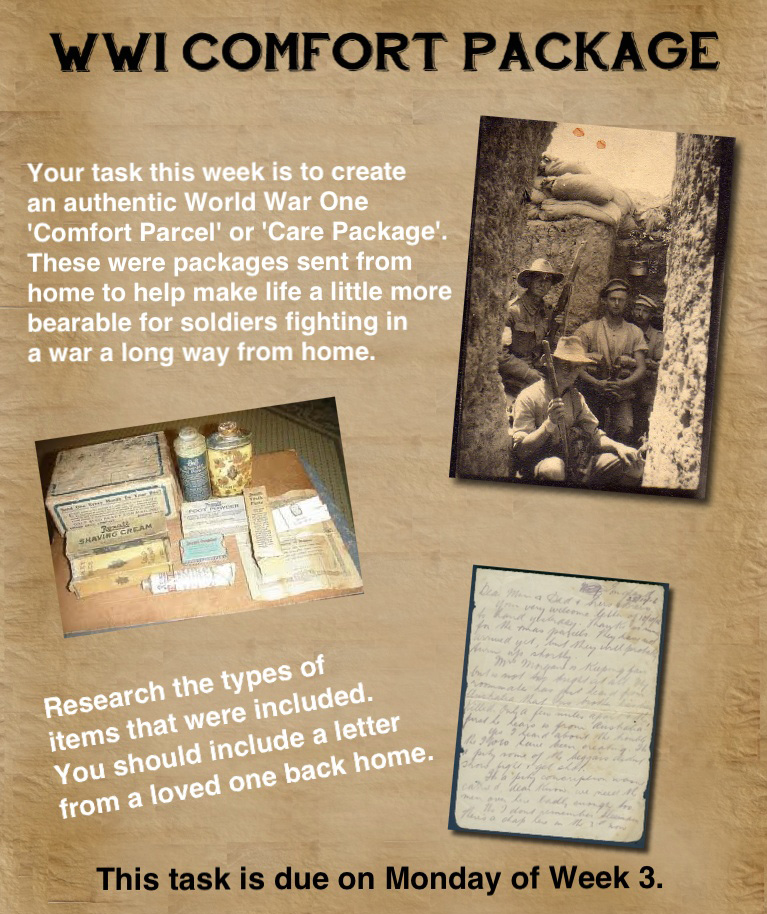 6A 2013: World War I Comfort Package