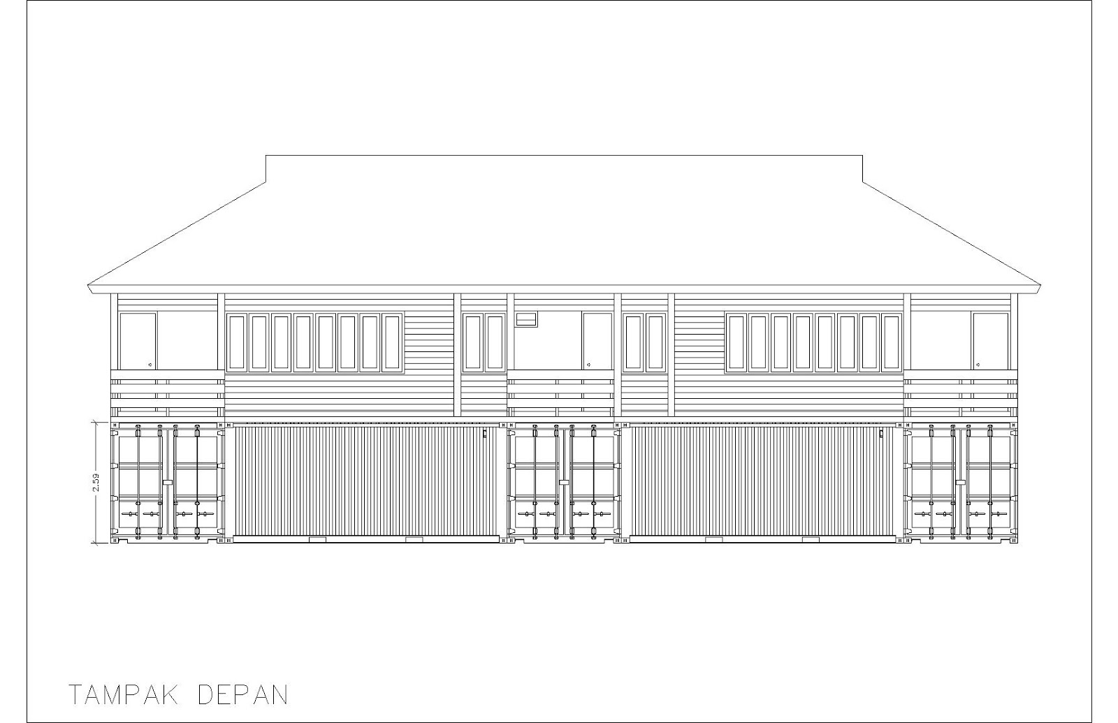 Bedeng Kerja - Jasa Site Plan