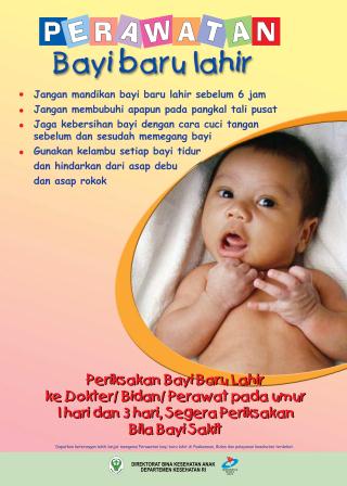 Kumpulan Poster Kesehatan: Perawatan Bayi Baru Lahir