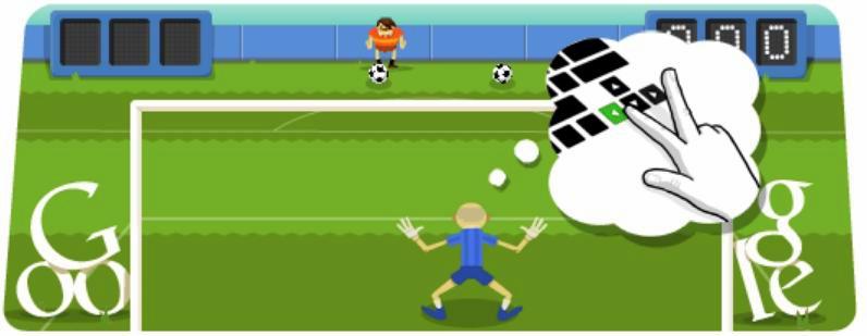 FUTEBOL DOODLE GOOGLE INTERATIVO JOGOS OLIMPICOS LONDON 2012 - SOCCER ...