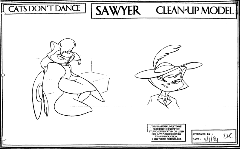 Flooby Nooby: Cats Don't Dance Model Sheets - Part 1