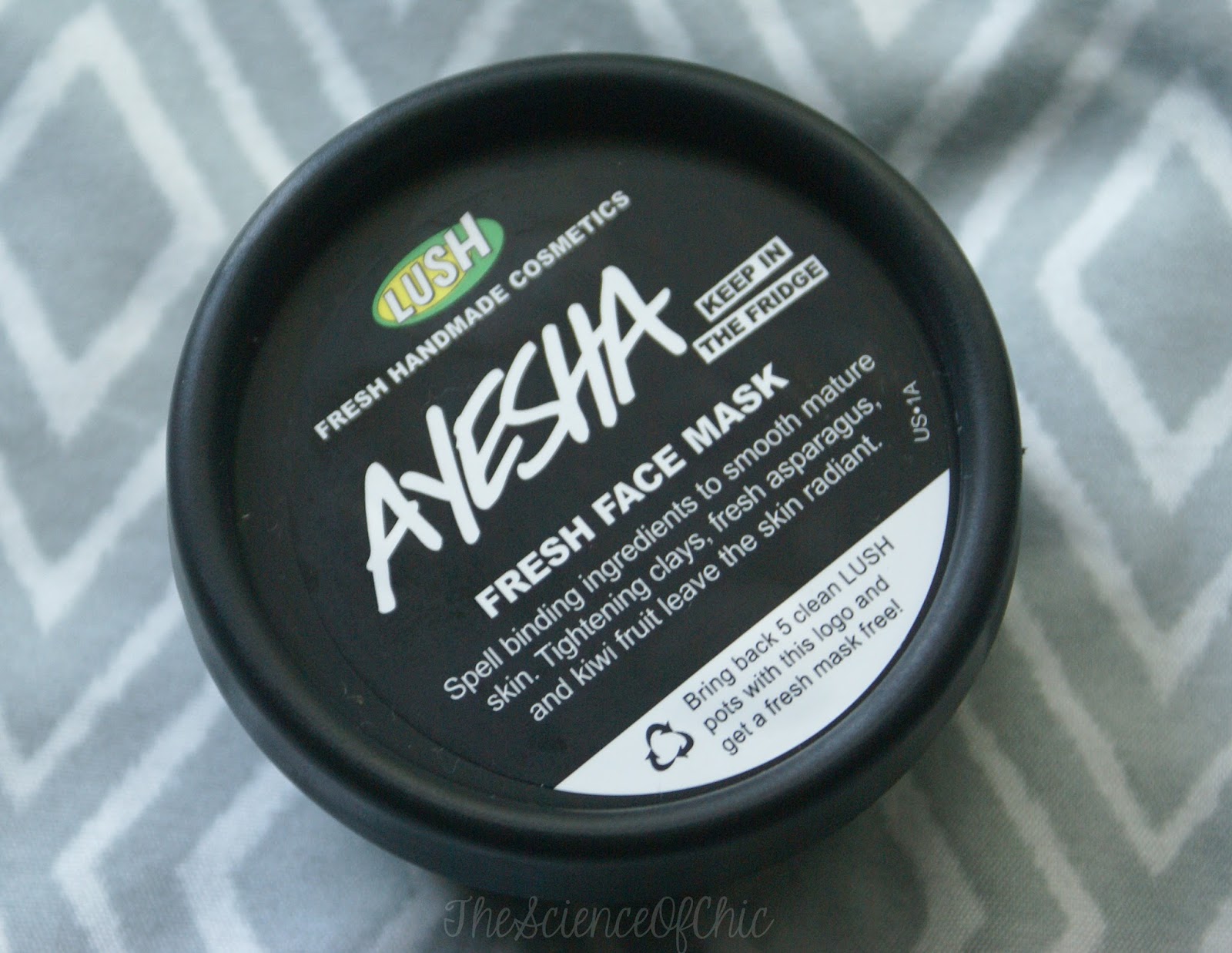 Product Review: LUSH Ayesha Fresh Face Mask | The Science of Chic
