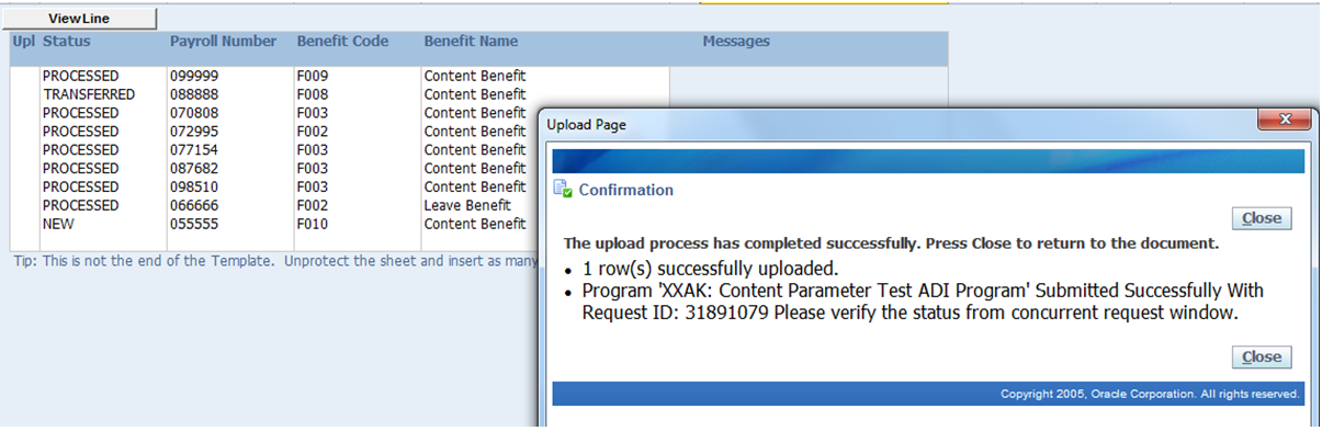 Oracle Apps Solutions: Calling a Concurrent Program - Web ADI