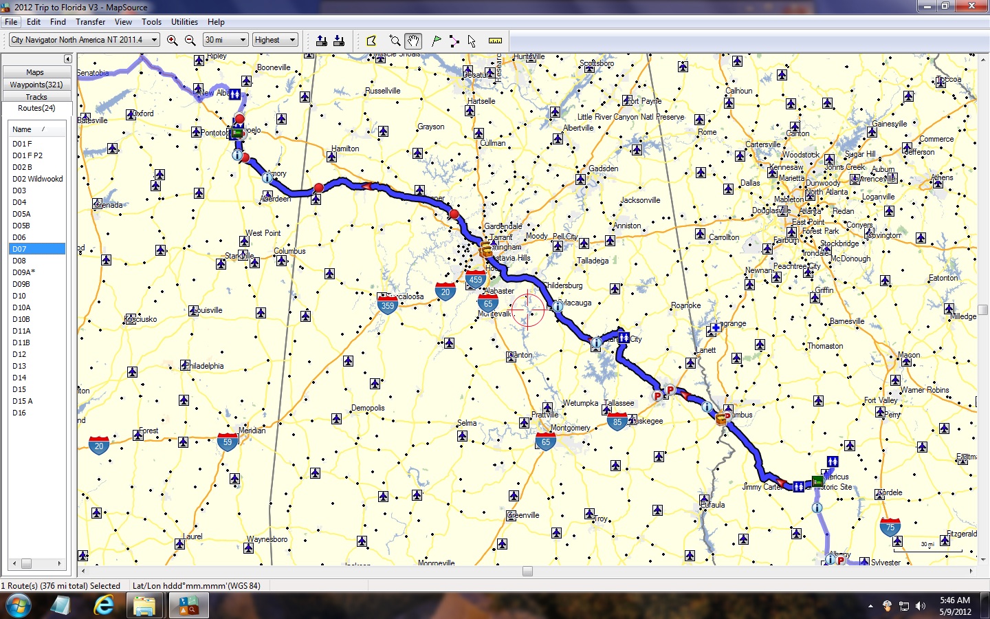 The Future is not Today: 2012 May Tour - Give Us our Daily Map