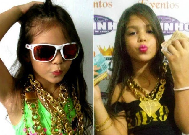 Funkeira de apenas 8 anos expõe a erotização infantil - O VERBO