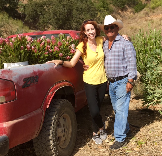 A Passion for Flowers: Video Shoot: Behind the Scenes with California ...