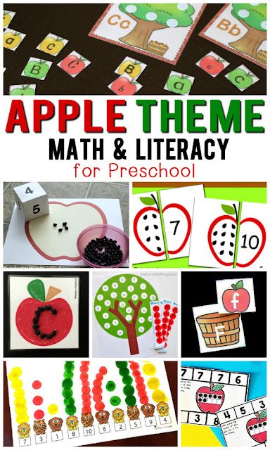 Apple Themed Rhyming Strips | Totschooling - Toddler, Preschool ...