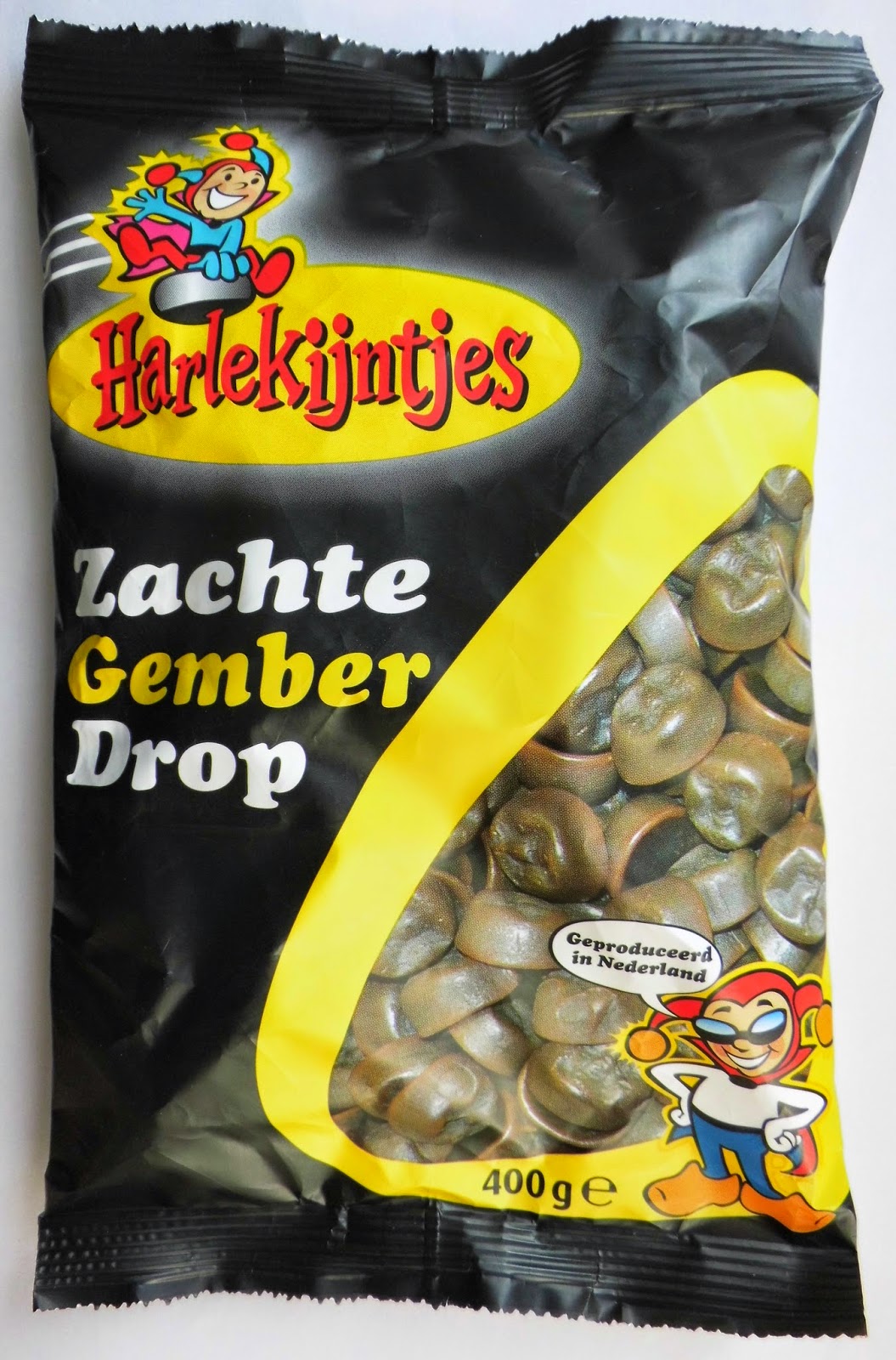 DROP: Harlekijntjes gemberdrop