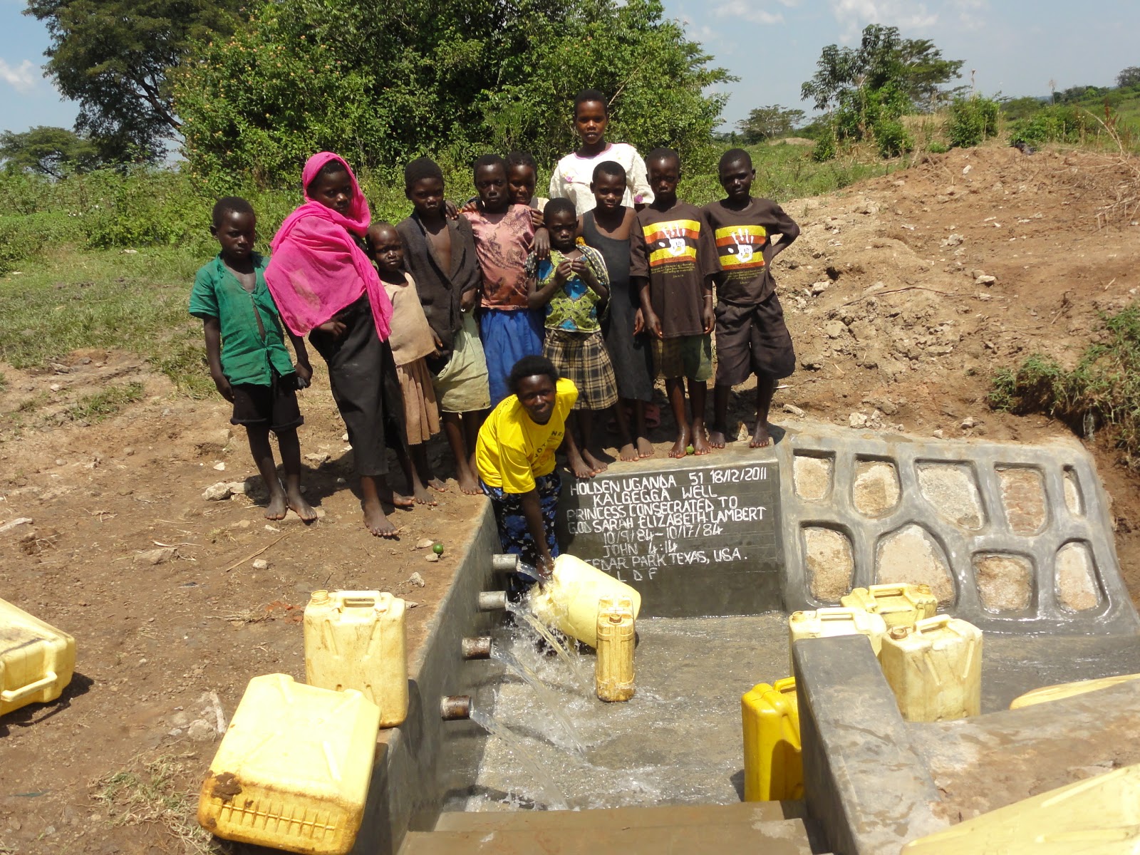 Who I Am..........: Sara's Story.......And Fresh Water Wells in Uganda