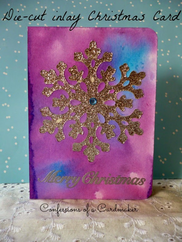 Confessions of a Cardmaker: Die-cut inlay Christmas Cards
