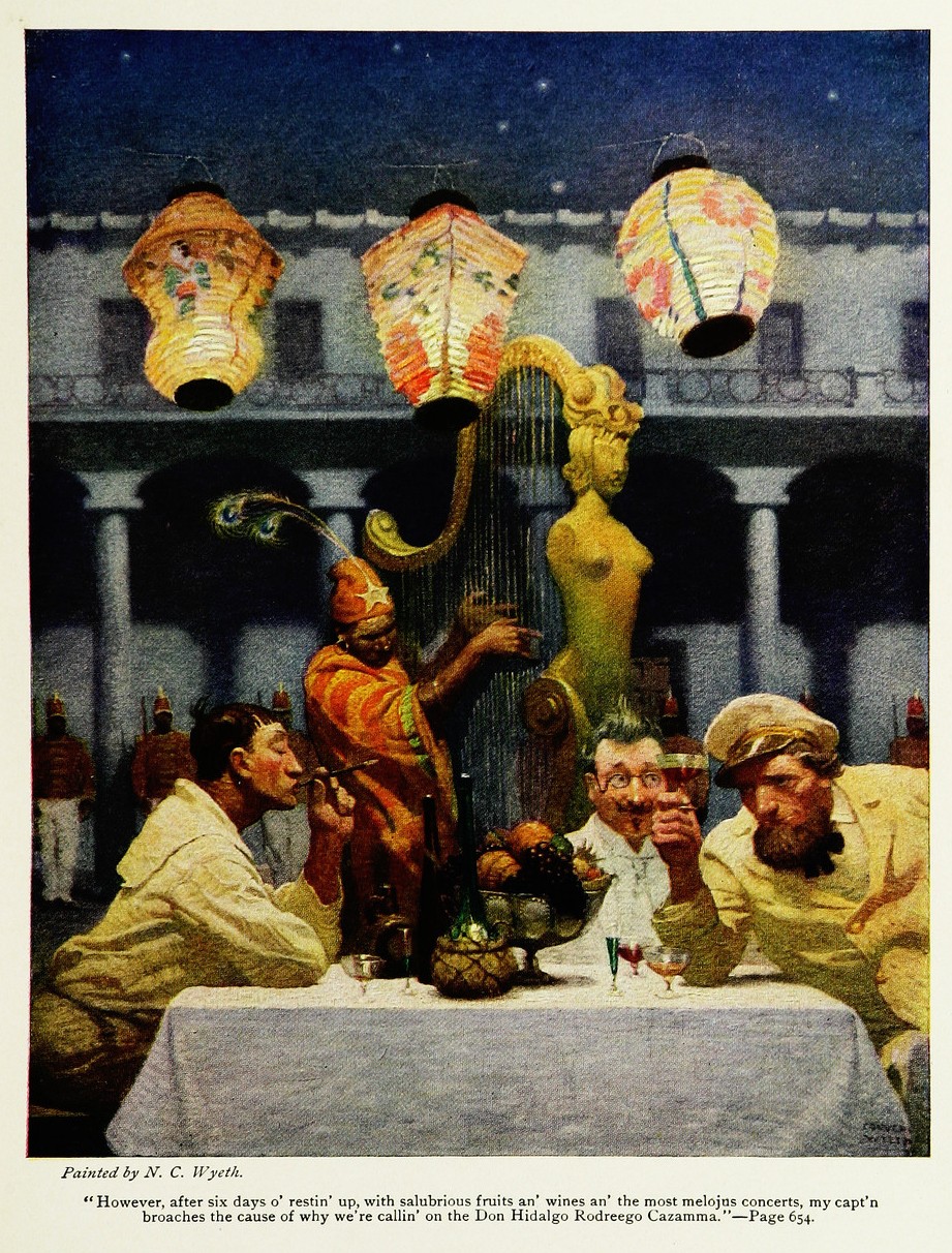 Иллюстрации Ньюэлла Конверса Уайета в журнале "Скрибнерз магэзин" (1914 ...