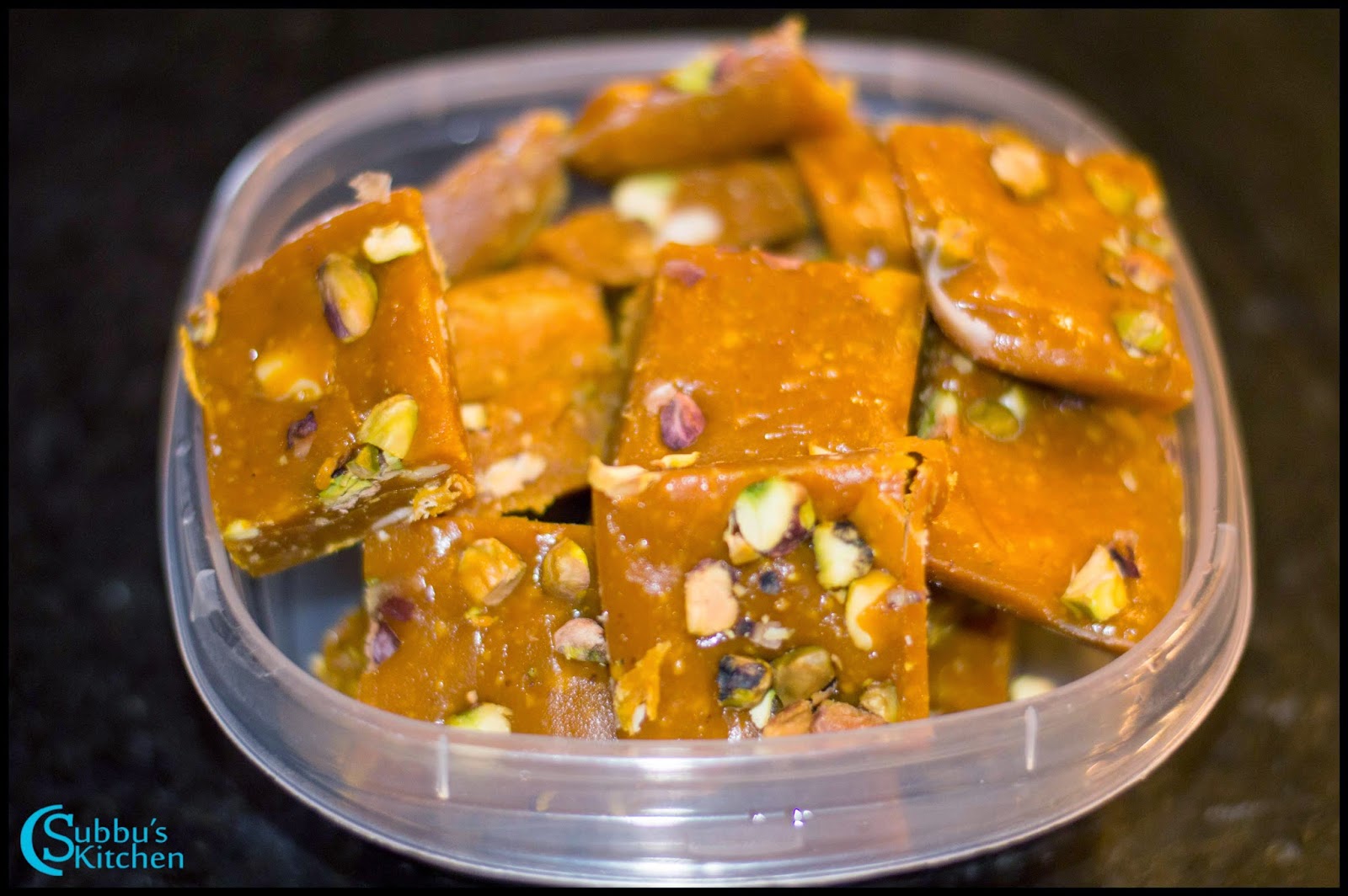 Mango Besan Burfi Recipe - Subbus Kitchen