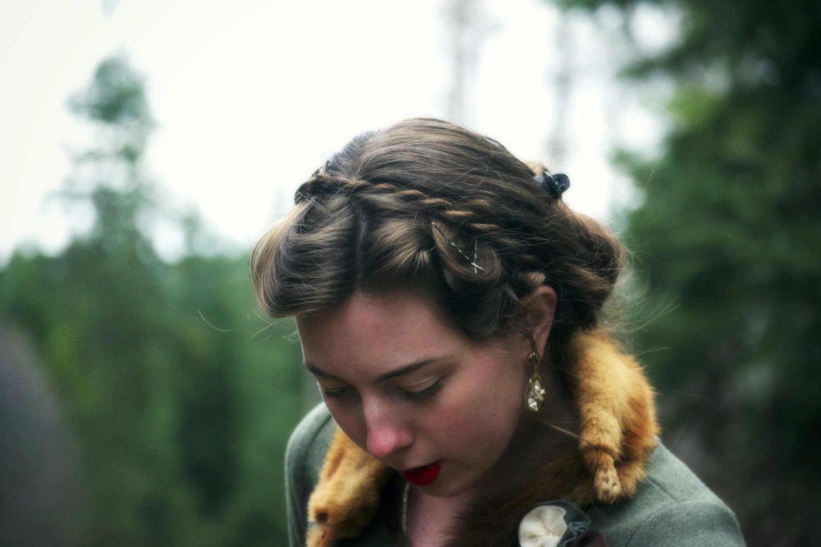 Accordion To Kellie: Outfit | Fur, Plaid, Diamonds.